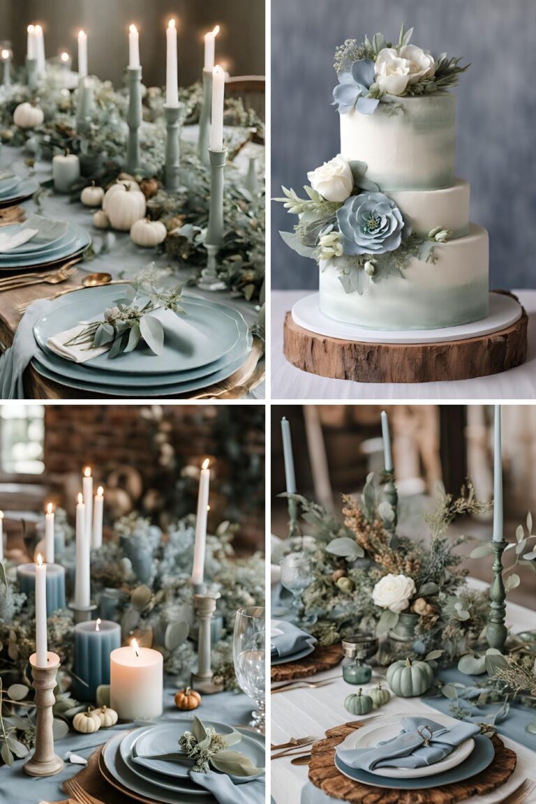 5 Of The Best Dusty Blue Wedding Color Palette Ideas